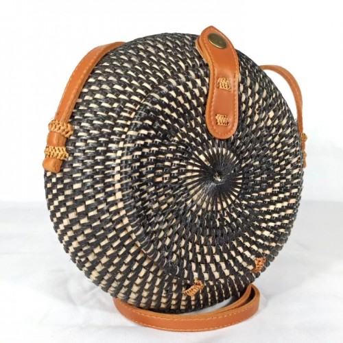Rattan Circular Bags